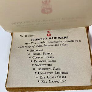 Prince Gardner | Bags | Princess Gardner Cognac Leather Cowhide Wallet ...